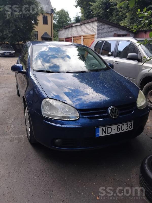 Blue Volkswagen Golf 2007 in Riga, with an engine capacity of 1.40 L and mileage of 253 thousand km for 2800 €, photo 1 on AUTOMOTO.COM.LV