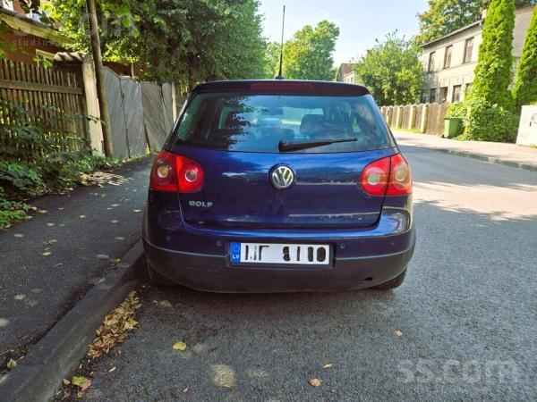 Blue Volkswagen Golf 2007 in Riga, with an engine capacity of 2.00 L and mileage of 0 thousand km for 950 €, photo 2 on AUTOMOTO.COM.LV