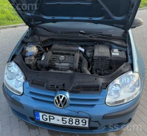 Blue Volkswagen Golf 2007 in Riga, with an engine capacity of 1.40 L and mileage of 204 thousand km for 1899 €, photo 9 on AUTOMOTO.COM.LV