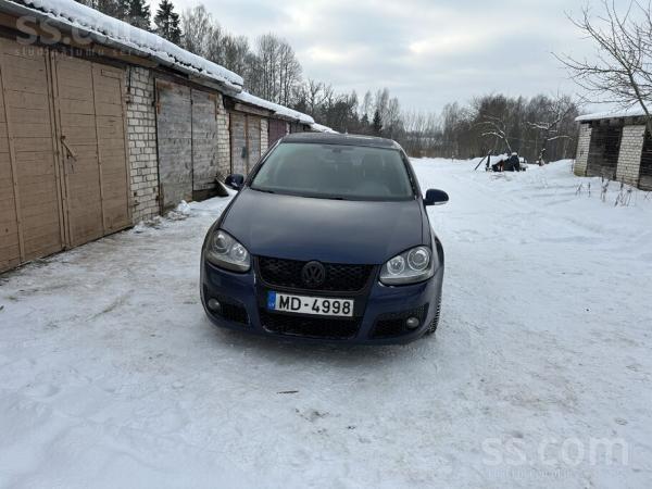 Blue Volkswagen Golf 2008 in Riga, with an engine capacity of 2.00 L and mileage of 294 thousand km for 3560 €, photo 3 on AUTOMOTO.COM.LV
