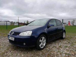 Blue Volkswagen Golf 2008 in Saldus, with an engine capacity of 1.90 L and mileage of 279 thousand km for 3450 €, photo  on AUTOMOTO.COM.LV