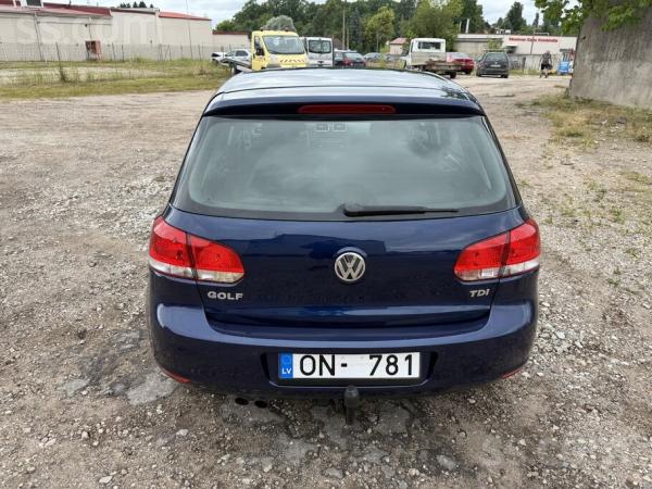Blue Volkswagen Golf 2008 in Rezekne, with an engine capacity of 2.00 L and mileage of 0 thousand km for 3750 €, photo 6 on AUTOMOTO.COM.LV