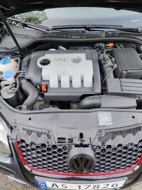 Zils Volkswagen Golf 2008 Utena, ar dzinēja tilpumu 1.90 L un nobraukumu 170 tūkst. km par 2500 €, foto 5 vietnē AUTOMOTO.COM.LV