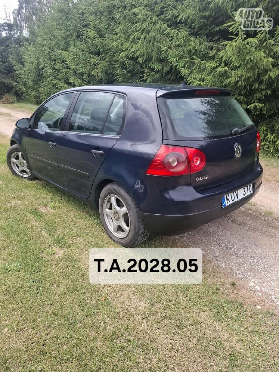 Blue Volkswagen Golf 2008 in Elektrenai, with an engine capacity of 1.90 L and mileage of 412 thousand km for 1000 €, photo 1 on AUTOMOTO.COM.LV