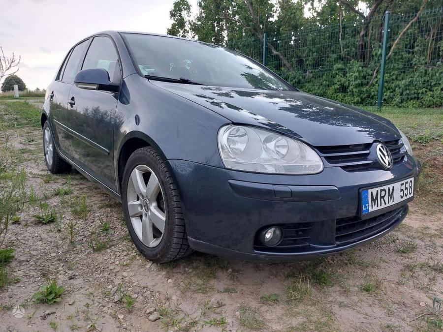 Blue Volkswagen Golf 2008 in Alytus, with an engine capacity of 1.39 L and mileage of 249 thousand km for 3200 €, photo 6 on AUTOMOTO.COM.LV