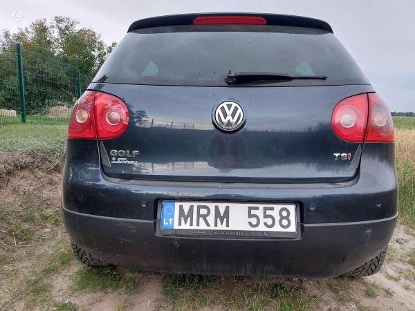 Blue Volkswagen Golf 2008 in Alytus, with an engine capacity of 1.39 L and mileage of 249 thousand km for 3200 €, photo 7 on AUTOMOTO.COM.LV