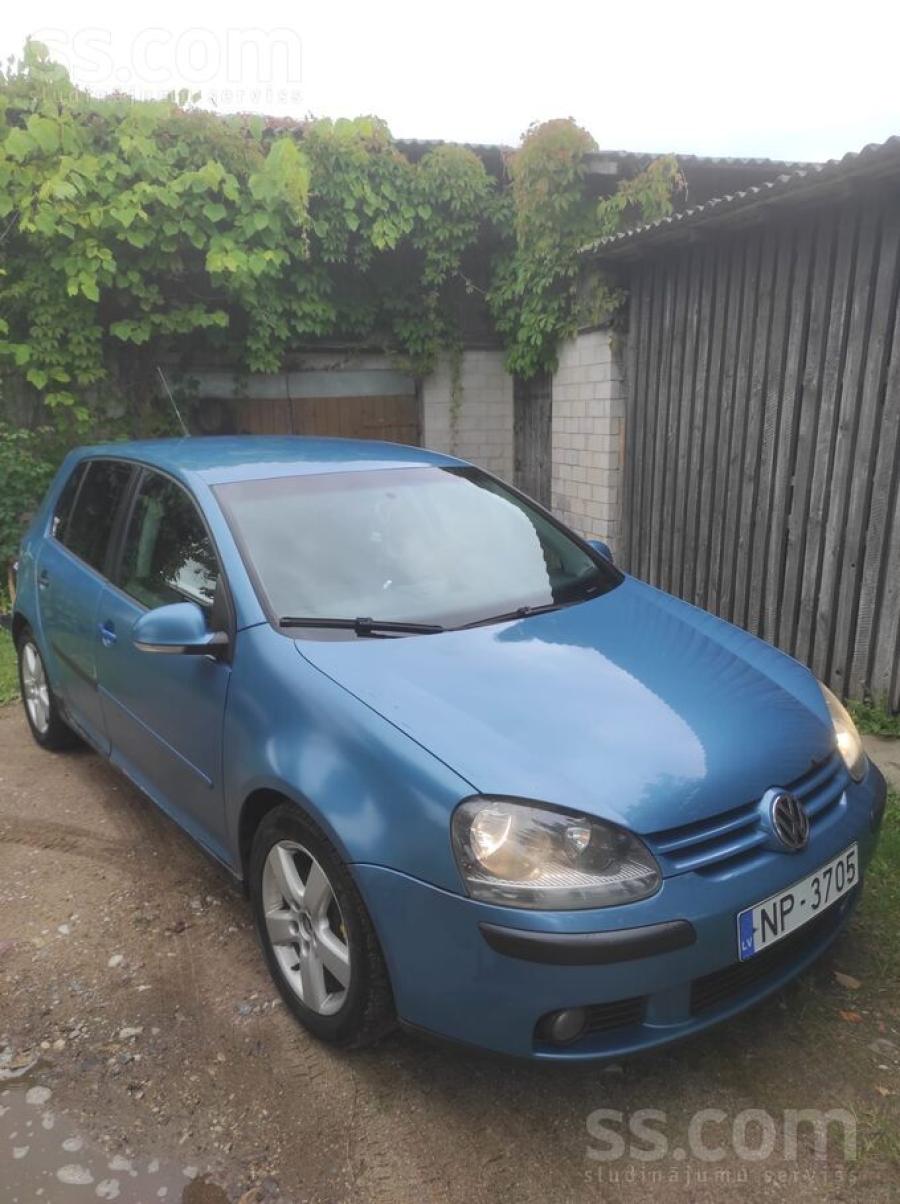 Zils Volkswagen Golf 2008 Limbaži, ar dzinēja tilpumu 1.90 L un nobraukumu 345 tūkst. km par 550 €, foto 1 vietnē AUTOMOTO.COM.LV