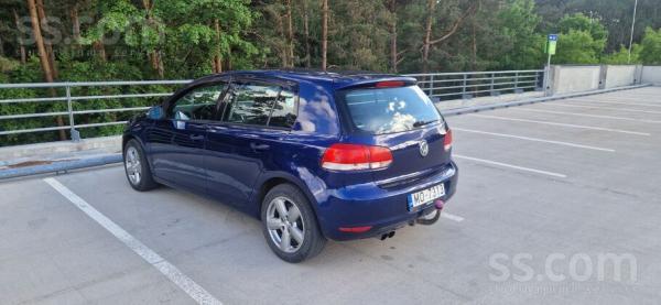 Blue Volkswagen Golf 2009 in Riga, with an engine capacity of 2.00 L and mileage of 301 thousand km for 2180 €, photo 5 on AUTOMOTO.COM.LV