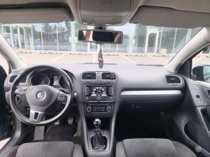 Blue Volkswagen Golf 2009 in Alytus, with an engine capacity of 1.97 L and mileage of 386 thousand km for 3799 €, photo 10 on AUTOMOTO.COM.LV