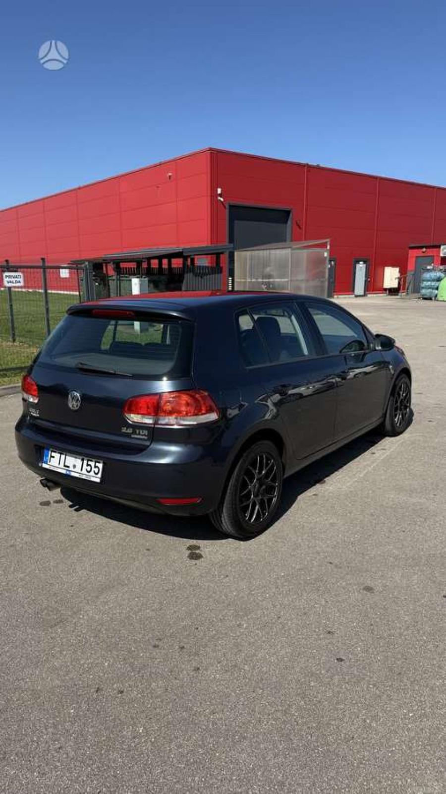 Blue Volkswagen Golf 2009 in Klaipeda, with an engine capacity of 1.97 L and mileage of 303 thousand km for 4100 €, photo 24 on AUTOMOTO.COM.LV