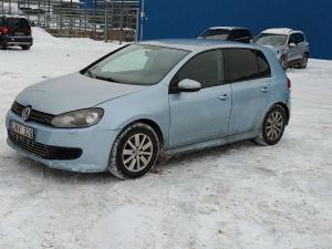 Blue Volkswagen Golf 2010 in Vilnius, with an engine capacity of 1.60 L and mileage of 337 thousand km for 1999 €, photo  on AUTOMOTO.COM.LV