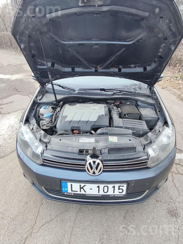 Blue Volkswagen Golf 2010 in Riga, with an engine capacity of 2.00 L and mileage of 297 thousand km for 4400 €, photo 5 on AUTOMOTO.COM.LV