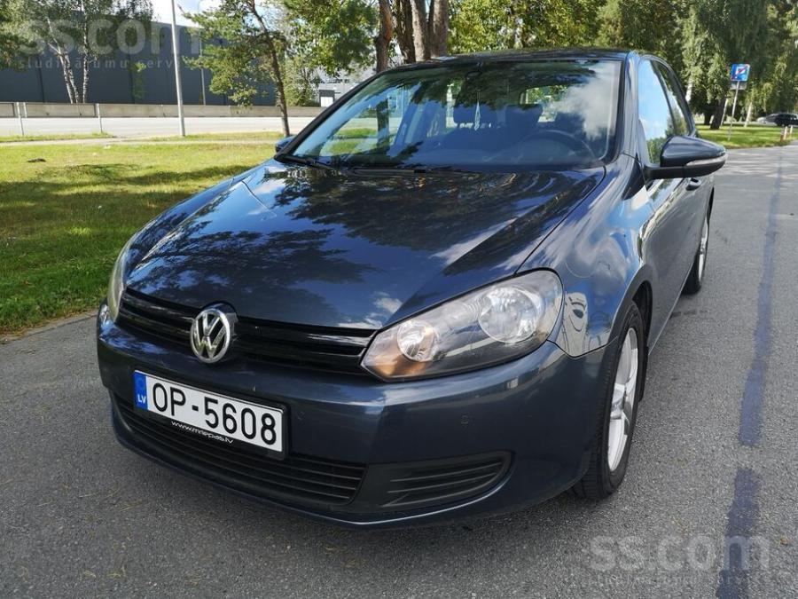 Blue Volkswagen Golf 2011 in Riga, with an engine capacity of 1.20 L and mileage of 0 thousand km for 3490 €, photo 1 on AUTOMOTO.COM.LV