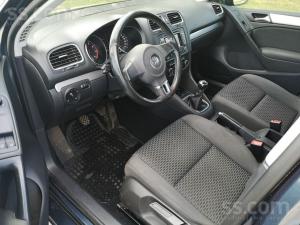 Blue Volkswagen Golf 2011 in Riga, with an engine capacity of 1.20 L and mileage of 0 thousand km for 3490 €, photo 10 on AUTOMOTO.COM.LV