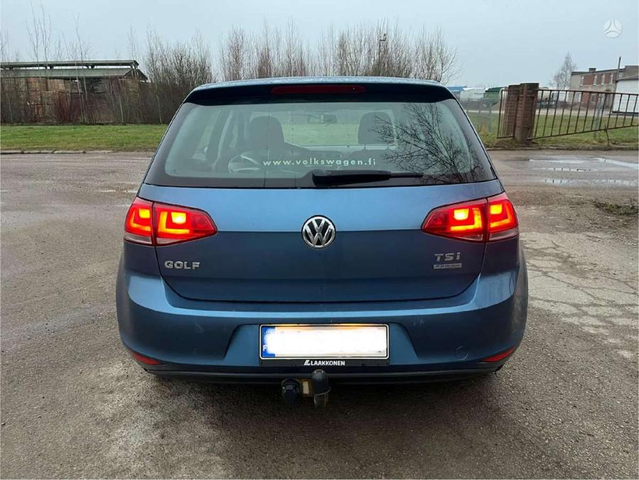 Zils Volkswagen Golf 2013 Tauragė, ar dzinēja tilpumu 1.20 L un nobraukumu 300 tūkst. km par 2950 €, foto 6 vietnē AUTOMOTO.COM.LV
