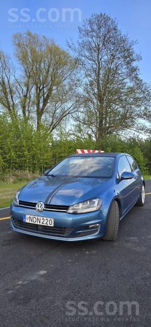 Blue Volkswagen Golf 2013 in Riga, with an engine capacity of 1.40 L and mileage of 268 thousand km for 4500 €, photo  on AUTOMOTO.COM.LV