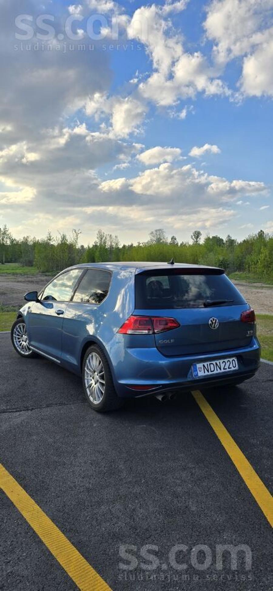 Zils Volkswagen Golf 2013 Rīga, ar dzinēja tilpumu 1.40 L un nobraukumu 268 tūkst. km par 4500 €, foto 6 vietnē AUTOMOTO.COM.LV