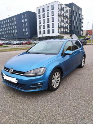 Zils Volkswagen Golf 2013 Viļņa, ar dzinēja tilpumu 1.40 L un nobraukumu 237 tūkst. km par 5300 €, foto  vietnē AUTOMOTO.COM.LV