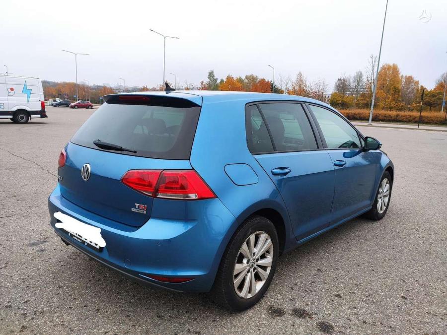 Zils Volkswagen Golf 2013 Viļņa, ar dzinēja tilpumu 1.40 L un nobraukumu 237 tūkst. km par 5300 €, foto 4 vietnē AUTOMOTO.COM.LV