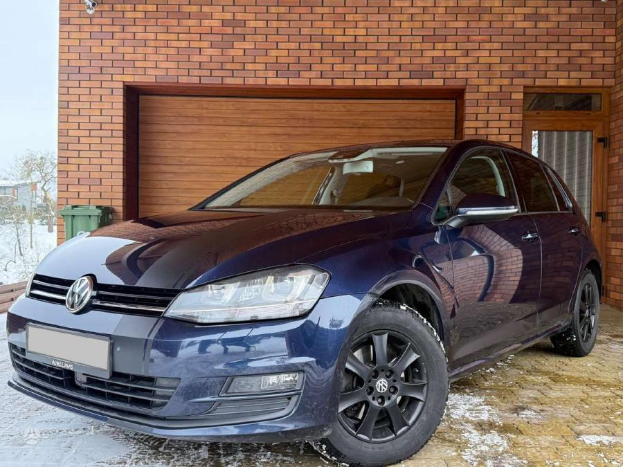 Zils Volkswagen Golf 2014 Kauņa, ar dzinēja tilpumu 1.60 L un nobraukumu 240 tūkst. km par 9250 €, foto 1 vietnē AUTOMOTO.COM.LV