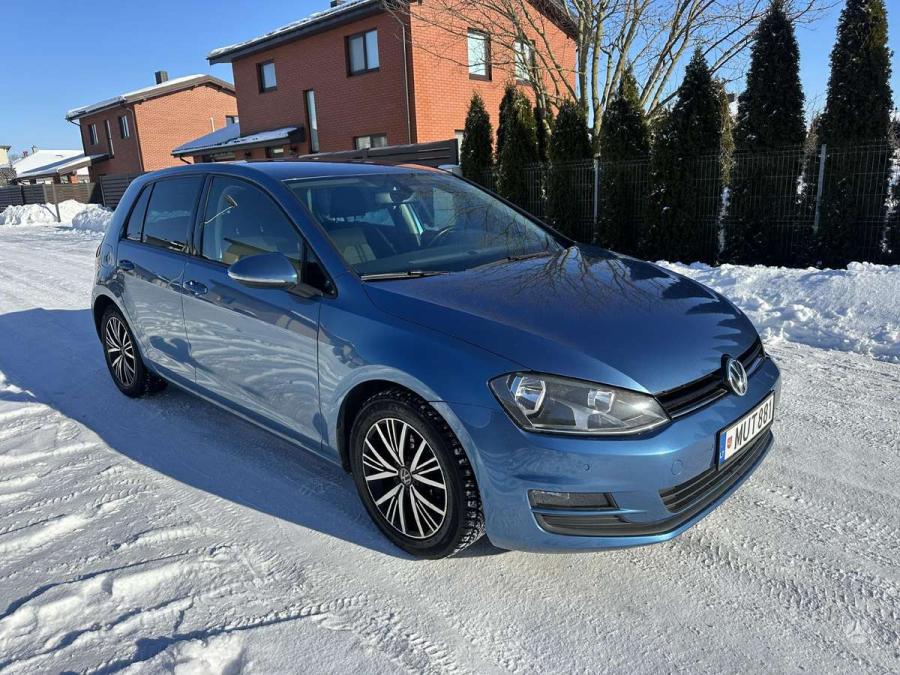 Zils Volkswagen Golf 2014 Kauņa, ar dzinēja tilpumu 1.97 L un nobraukumu 242 tūkst. km par 8200 €, foto 1 vietnē AUTOMOTO.COM.LV