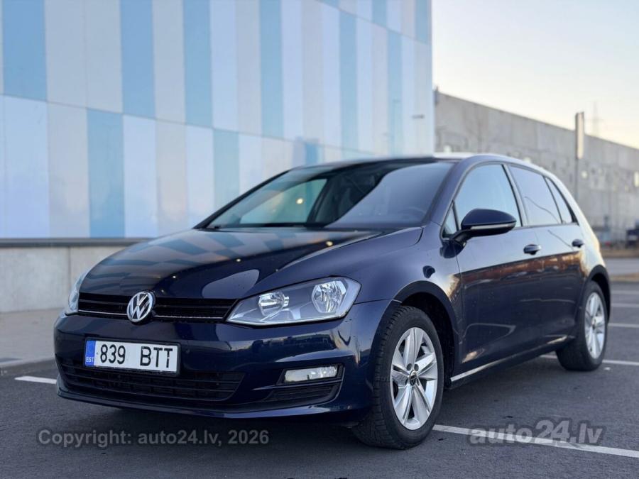 Blue Volkswagen Golf 2014 in Tallinn, with an engine capacity of 1.40 L and mileage of 141 thousand km for 6900 €, photo 1 on AUTOMOTO.COM.LV