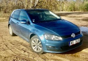 Blue Volkswagen Golf 2014 in Daugavpils, with an engine capacity of 2.00 L and mileage of 0 thousand km for 7200 €, photo 3 on AUTOMOTO.COM.LV