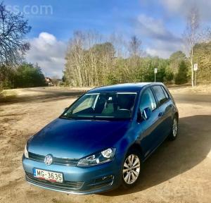 Blue Volkswagen Golf 2014 in Daugavpils, with an engine capacity of 2.00 L and mileage of 0 thousand km for 7200 €, photo 6 on AUTOMOTO.COM.LV