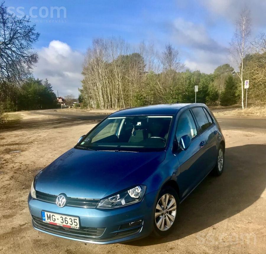 Blue Volkswagen Golf 2014 in Daugavpils, with an engine capacity of 2.00 L and mileage of 0 thousand km for 7200 €, photo 10 on AUTOMOTO.COM.LV
