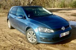 Blue Volkswagen Golf 2014 in Daugavpils, with an engine capacity of 2.00 L and mileage of 0 thousand km for 7200 €, photo 11 on AUTOMOTO.COM.LV