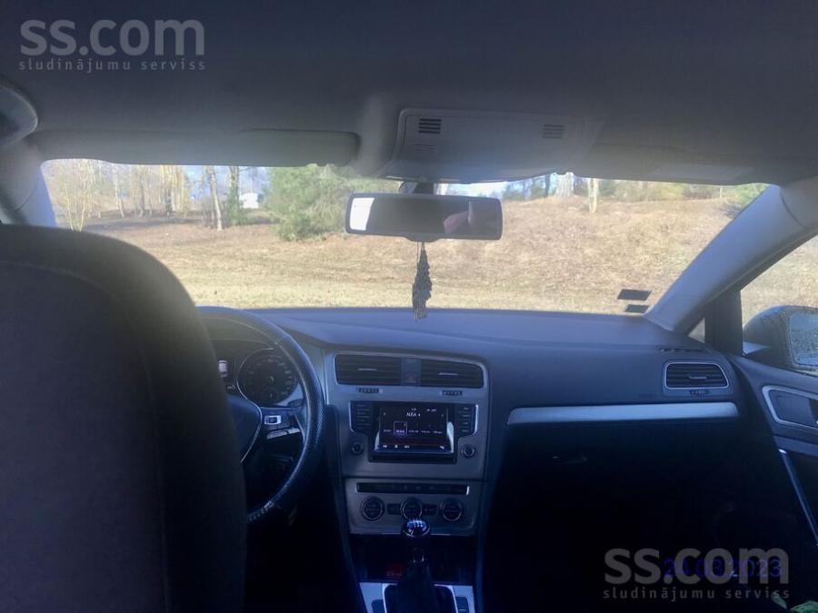 Blue Volkswagen Golf 2014 in Daugavpils, with an engine capacity of 2.00 L and mileage of 0 thousand km for 7200 €, photo 12 on AUTOMOTO.COM.LV