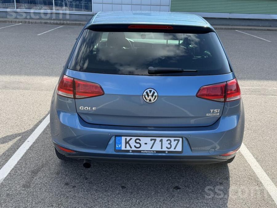 Zils Volkswagen Golf 2014 Rīga, ar dzinēja tilpumu 1.20 L un nobraukumu 257 tūkst. km par 4700 €, foto 5 vietnē AUTOMOTO.COM.LV