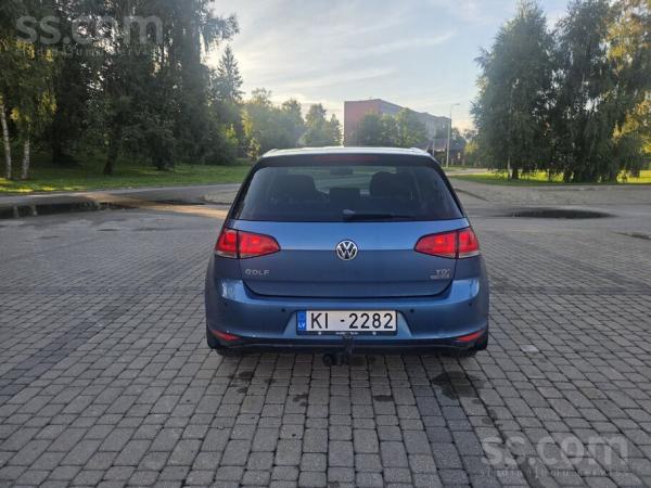 Blue Volkswagen Golf 2014 in Rezekne, with an engine capacity of 1.60 L and mileage of 125 thousand km for 6200 €, photo 6 on AUTOMOTO.COM.LV