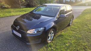 Zils Volkswagen Golf 2014 Telšiai, ar dzinēja tilpumu 1.60 L un nobraukumu 237 tūkst. km par 6700 €, foto  vietnē AUTOMOTO.COM.LV