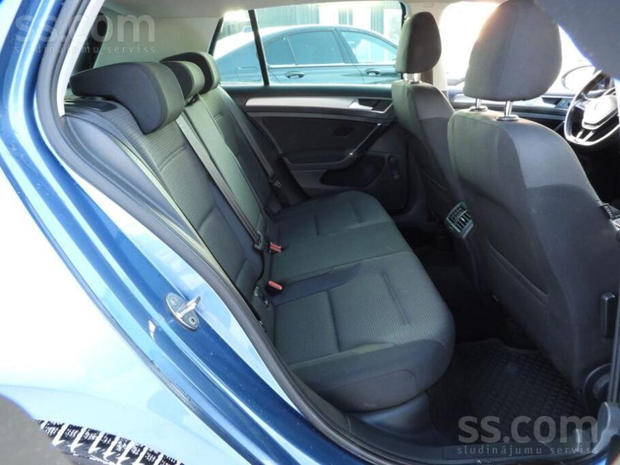 Blue Volkswagen Golf 2015 in Riga, with an engine capacity of 1.60 L and mileage of 370 thousand km for 6490 €, photo 11 on AUTOMOTO.COM.LV