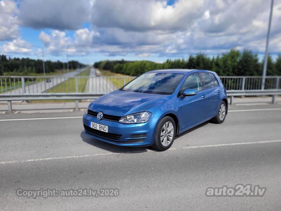 Blue Volkswagen Golf 2015 in Tallinn, with an engine capacity of 1.40 L and mileage of 86 thousand km for 10000 €, photo 1 on AUTOMOTO.COM.LV