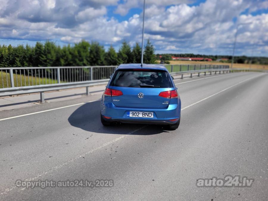 Blue Volkswagen Golf 2015 in Tallinn, with an engine capacity of 1.40 L and mileage of 86 thousand km for 10000 €, photo 4 on AUTOMOTO.COM.LV