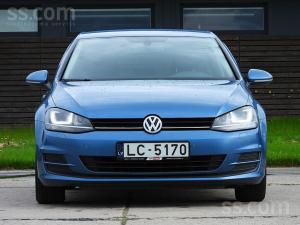 Blue Volkswagen Golf 2015 in Riga, with an engine capacity of 1.60 L and mileage of 370 thousand km for 6490 €, photo 3 on AUTOMOTO.COM.LV