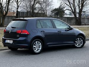 Blue Volkswagen Golf 2016 in Riga, with an engine capacity of 1.60 L and mileage of 95 thousand km for 9700 €, photo 27 on AUTOMOTO.COM.LV