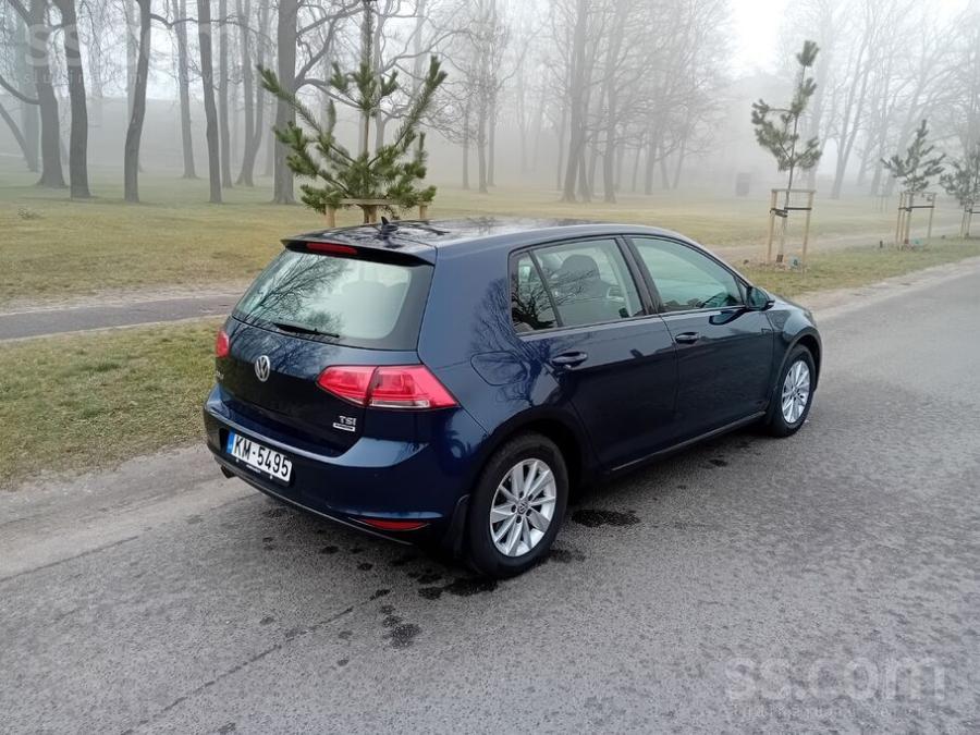 Blue Volkswagen Golf 2016 in Riga, with an engine capacity of 1.20 L and mileage of 77 thousand km for 10500 €, photo 4 on AUTOMOTO.COM.LV