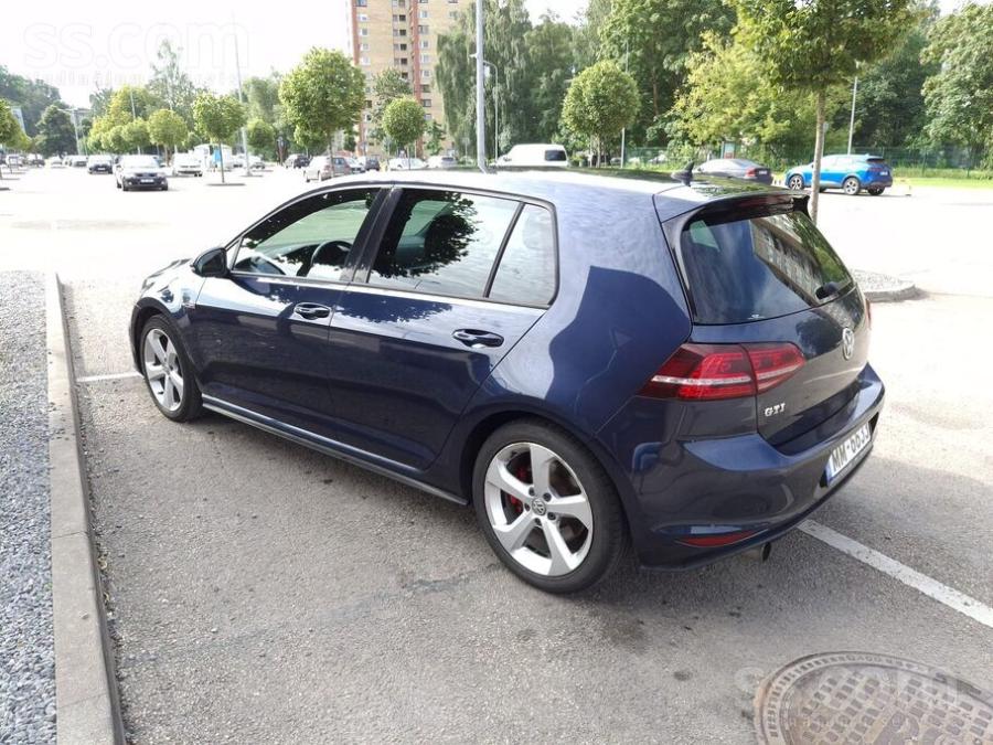 Blue Volkswagen Golf 2016 in Riga, with an engine capacity of 2.00 L and mileage of 116 thousand km for 15200 €, photo 4 on AUTOMOTO.COM.LV