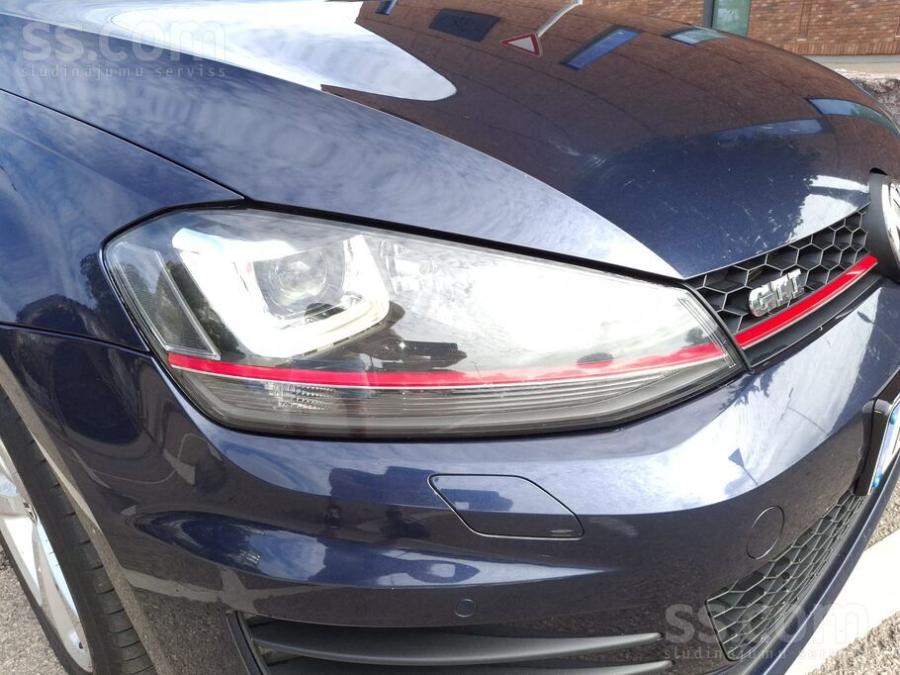 Blue Volkswagen Golf 2016 in Riga, with an engine capacity of 2.00 L and mileage of 116 thousand km for 15200 €, photo 10 on AUTOMOTO.COM.LV