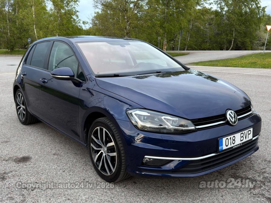 Blue Volkswagen Golf 2017 in Tallinn, with an engine capacity of 1.50 L and mileage of 154 thousand km for 12900 €, photo 1 on AUTOMOTO.COM.LV