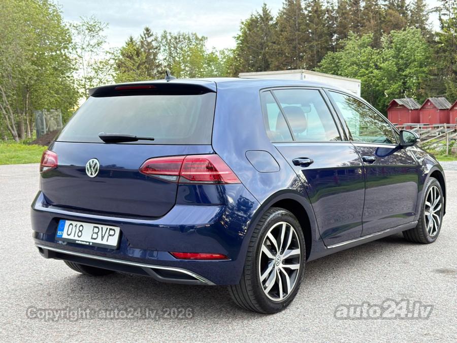 Blue Volkswagen Golf 2017 in Tallinn, with an engine capacity of 1.50 L and mileage of 154 thousand km for 12900 €, photo 8 on AUTOMOTO.COM.LV