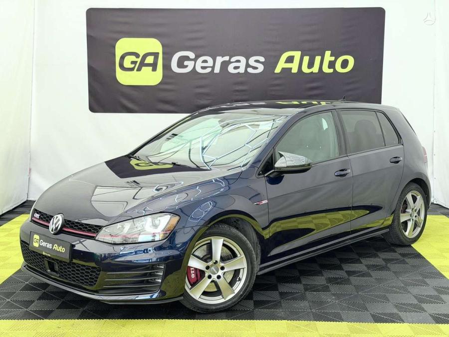 Blue Volkswagen Golf 2017 in Vilnius, with an engine capacity of 1.98 L and mileage of 130 thousand km for 13400 €, photo 1 on AUTOMOTO.COM.LV