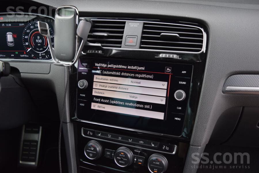 Zils Volkswagen Golf 2017 Rīga, ar dzinēja tilpumu 2.00 L un nobraukumu 0 tūkst. km par 14900 €, foto 16 vietnē AUTOMOTO.COM.LV