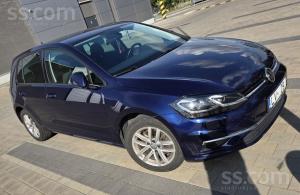 Blue Volkswagen Golf 2018 in Riga, with an engine capacity of 2.00 L and mileage of 127 thousand km for 12500 €, photo 5 on AUTOMOTO.COM.LV