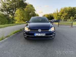 Blue Volkswagen Golf 2018 in Riga, with an engine capacity of 1.40 L and mileage of 114 thousand km for 12800 €, photo  on AUTOMOTO.COM.LV