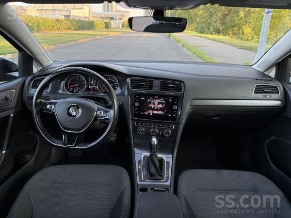 Blue Volkswagen Golf 2018 in Riga, with an engine capacity of 1.40 L and mileage of 114 thousand km for 12800 €, photo 10 on AUTOMOTO.COM.LV