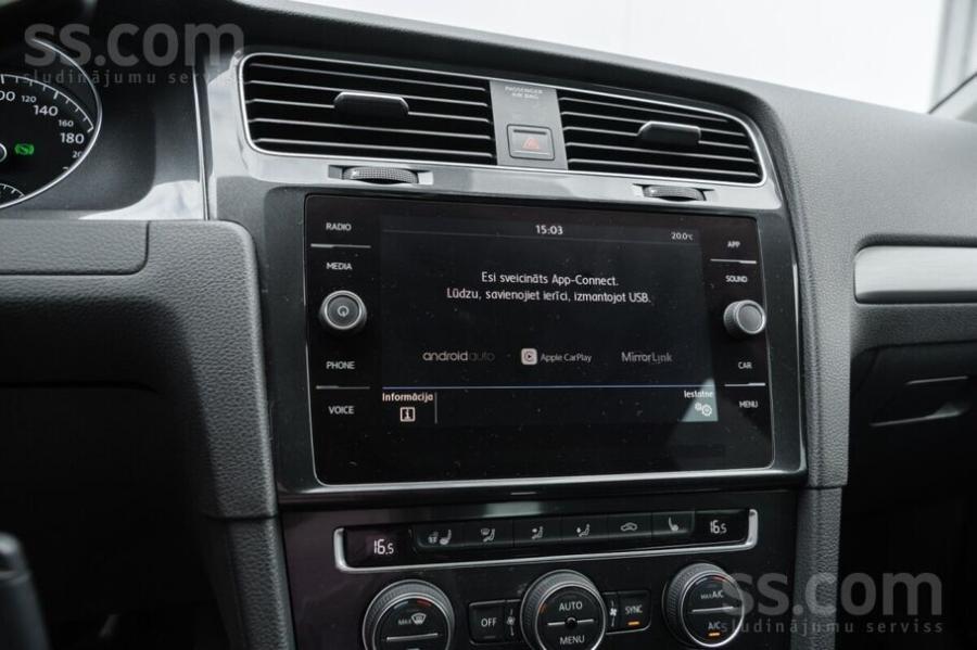 Zils Volkswagen Golf 2018 Rīga, ar dzinēja tilpumu 2.00 L un nobraukumu 127 tūkst. km par 13500 €, foto 16 vietnē AUTOMOTO.COM.LV